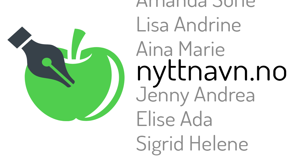 NyttNavn.no - Navnegenerator for norske navn med mange muligheter